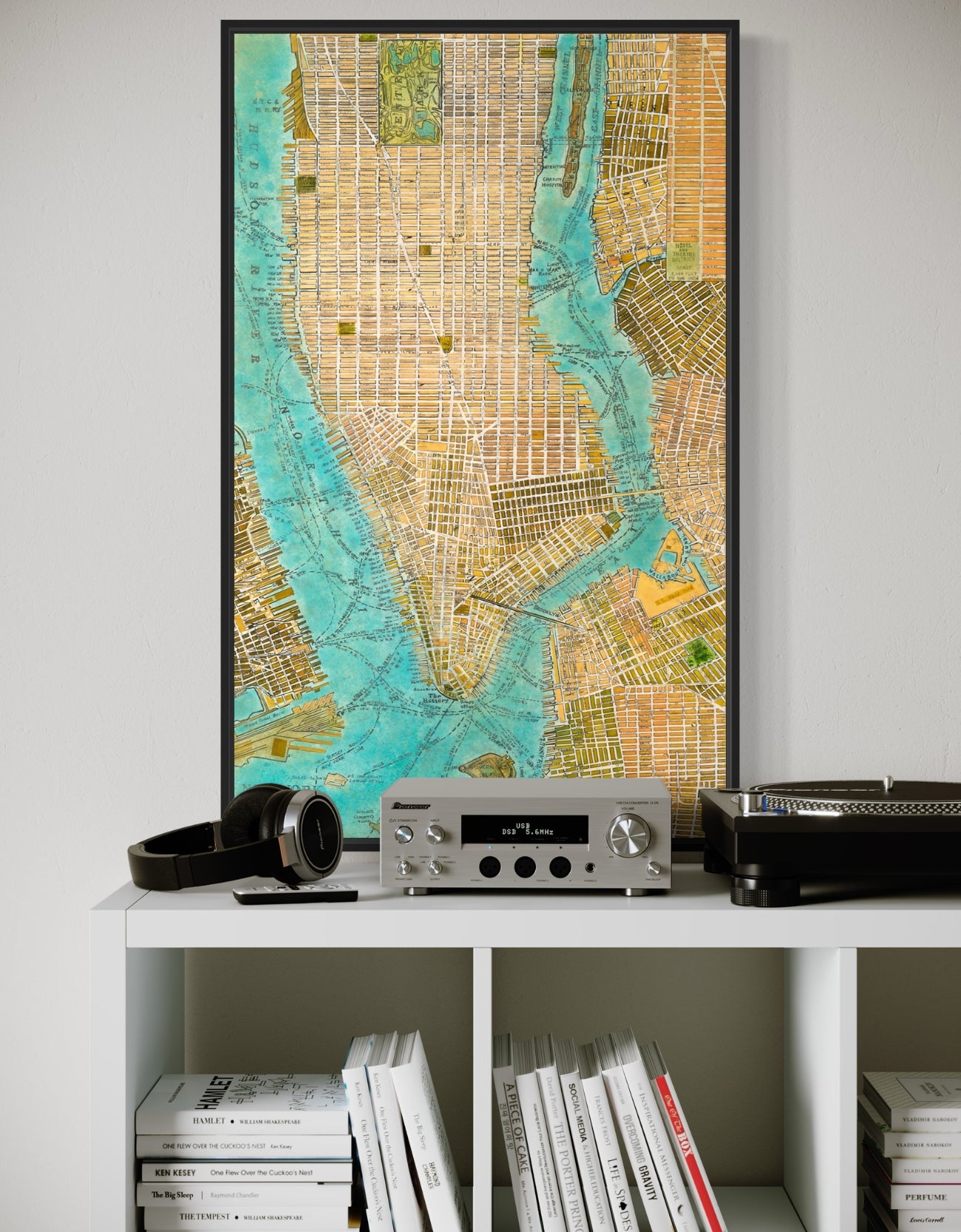 Manhattan Map Giclée on Canvas – Antique Style, Modern Sophistication ...